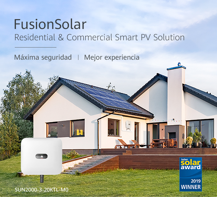 Huawei Solución Inteligente FusionSolar