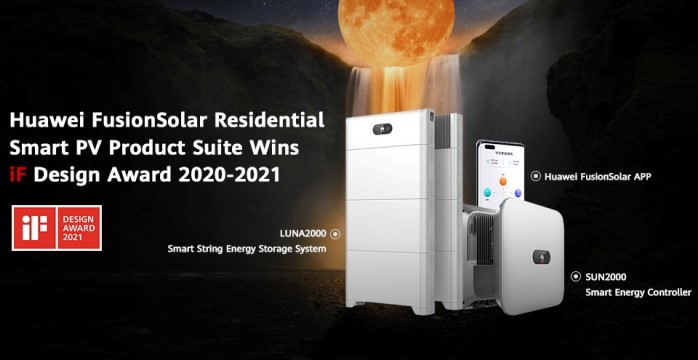 FusionSolar Residential Smart PV-Produktreihe gewinnt iF Design Award